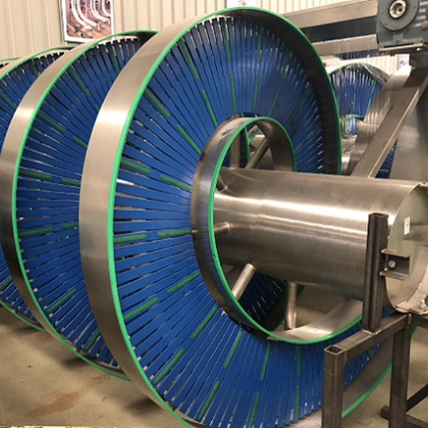 Chain Spiral Conveyor With Infeed Belt Conveyor Small Type ...